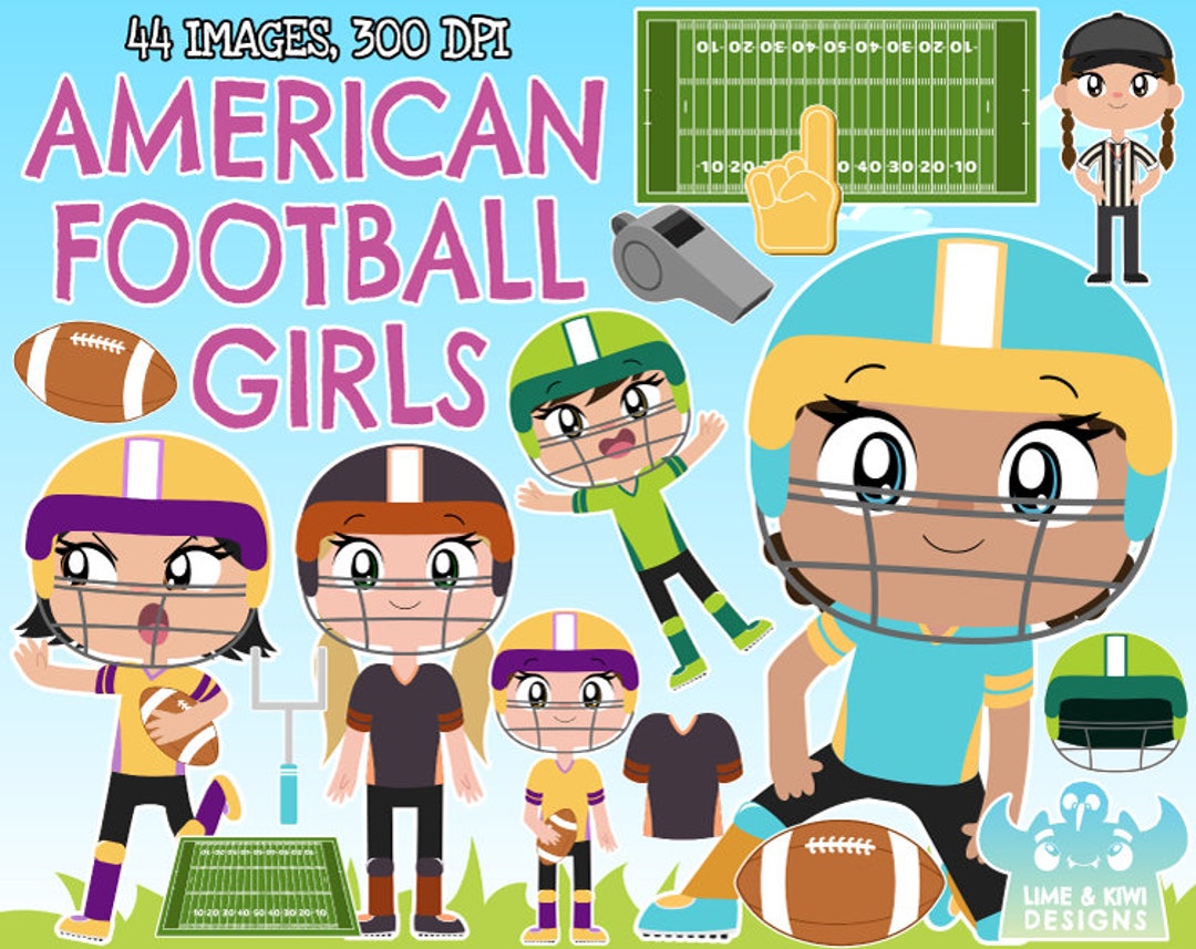 Female Football Referee Clipart