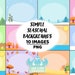 Simple Themed Background Bundle - Pack 1, Frame Background, Food ...