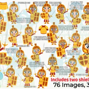 The Armor of God Clipart, Black and White, Digital Stamps, the Belt of ...