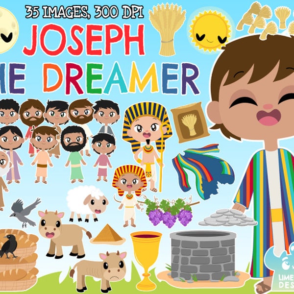 Joseph Bible Clipart - Etsy