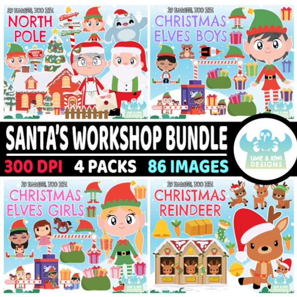 Santa Claus Reindeer - Etsy