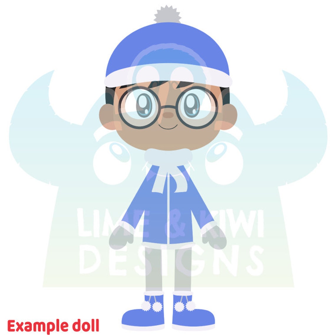 Paper Dolls Boys Clipart Instant Download Vector Art - Etsy