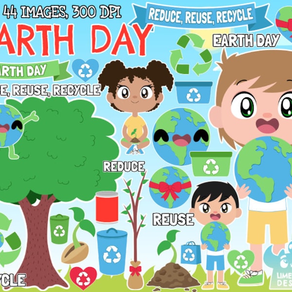 Earth Day Clip Art - Etsy