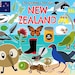 New Zealand/kiwiana Clipart, Black and White, Digital Stamps ...