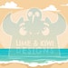 Simple Ocean Backgrounds Clipart, Instant Download Art, Commercial Use ...