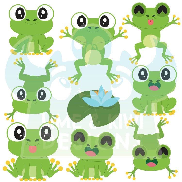 Frog Family Clip Art