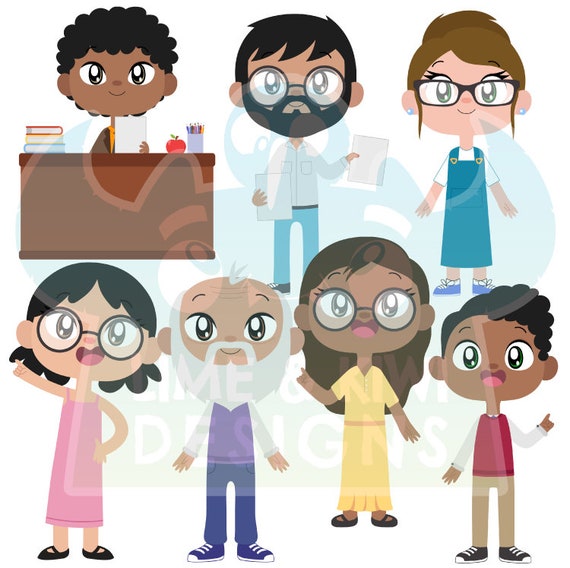 School Teacher Teaching Clipart Animated