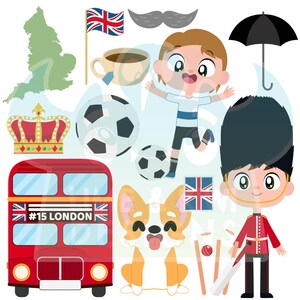 England Clipart Instant Download UK United Kingdom - Etsy UK