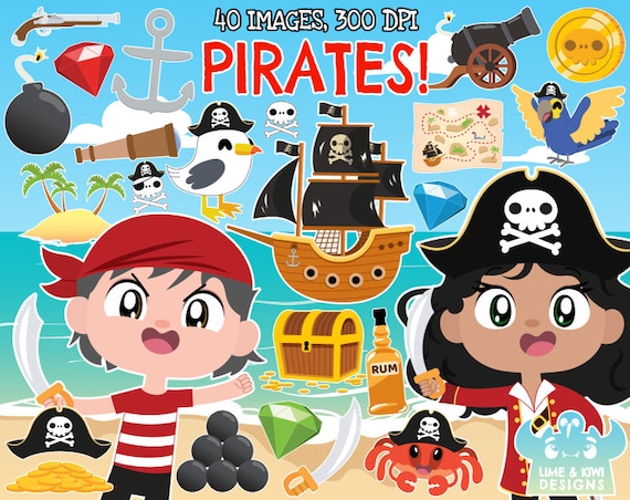 Pirate Island Clipart
