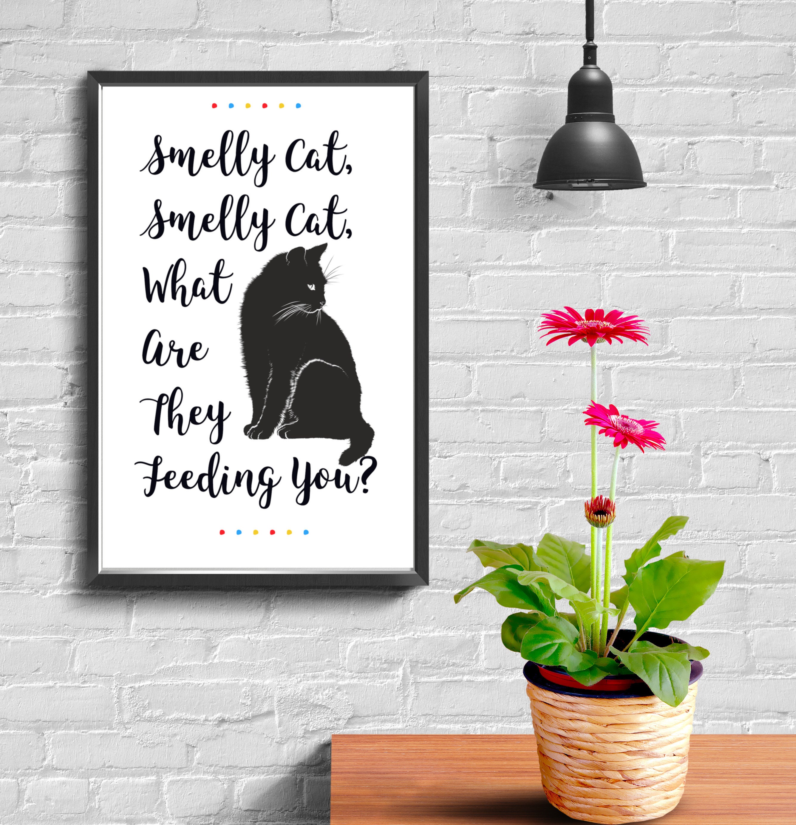 Friends TV Show Smelly Cat Digital Print - Etsy UK