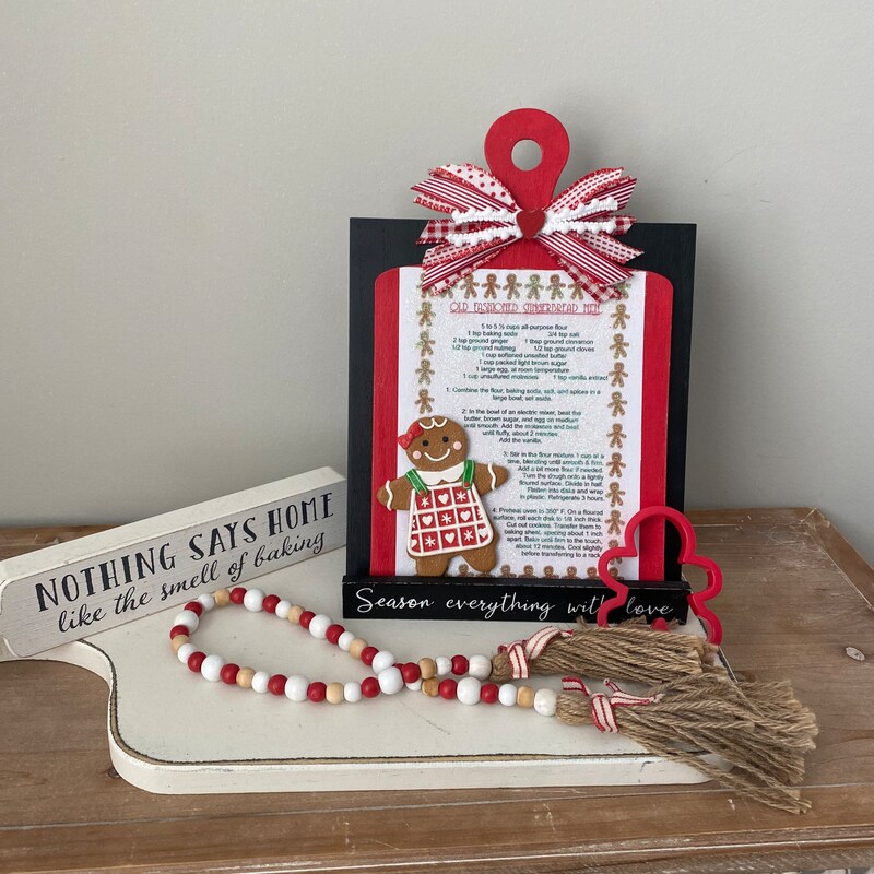 Gingerbread Man Kitchen Decor - Etsy