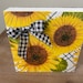 Sunflower Shelf Sitter, 2-sided Shelf Sitter, Tiered Tray Decor ...