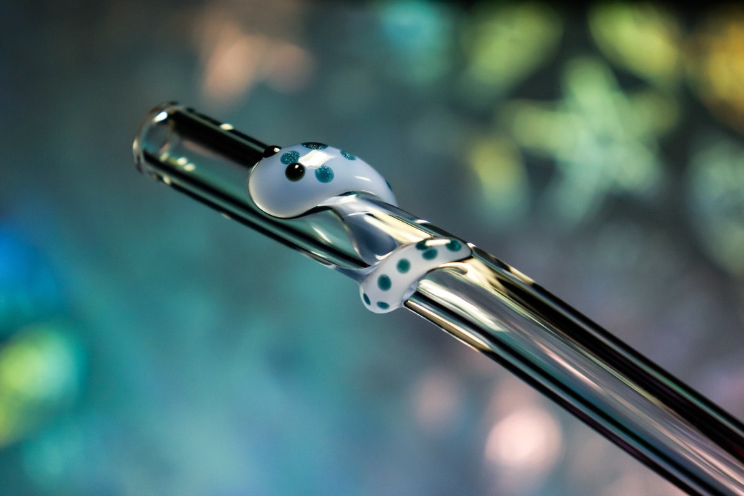 Snake Glass Drinking Straws - Etsy