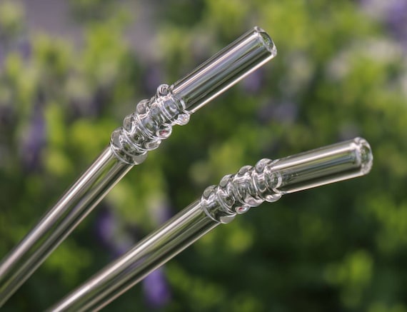 Faux Bendy Glass Drinking Straws | Etsy