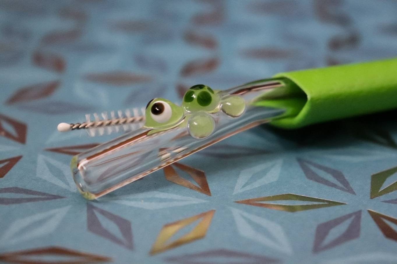 Turtle Glass Drinking Straw | Etsy Canada