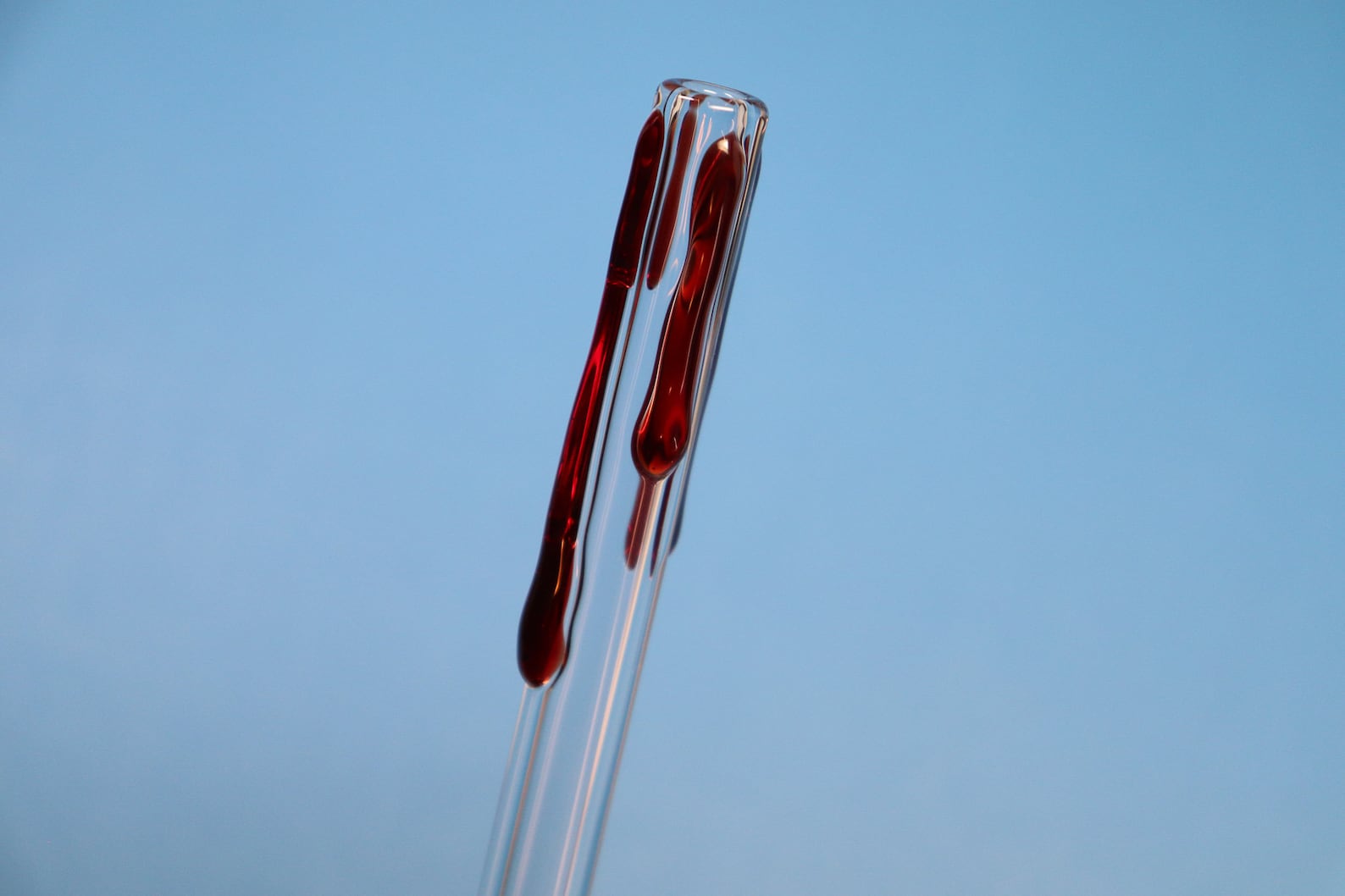 Blood Drips Glass Drinking Straw - Etsy