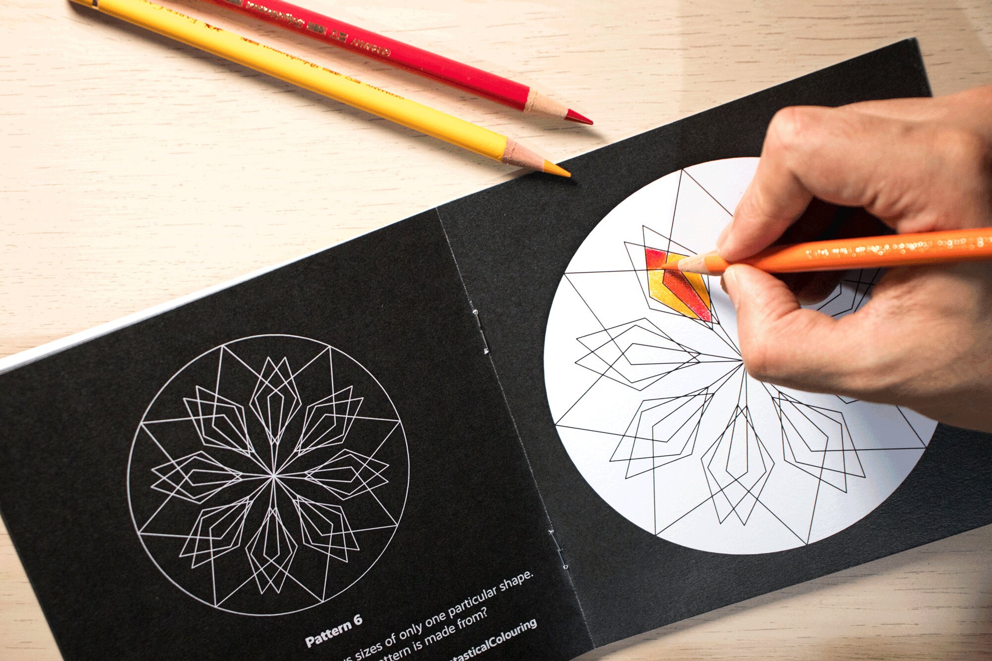 The Fantastical Pattern Mini Colouring Book | Symmetrical Patterns ...