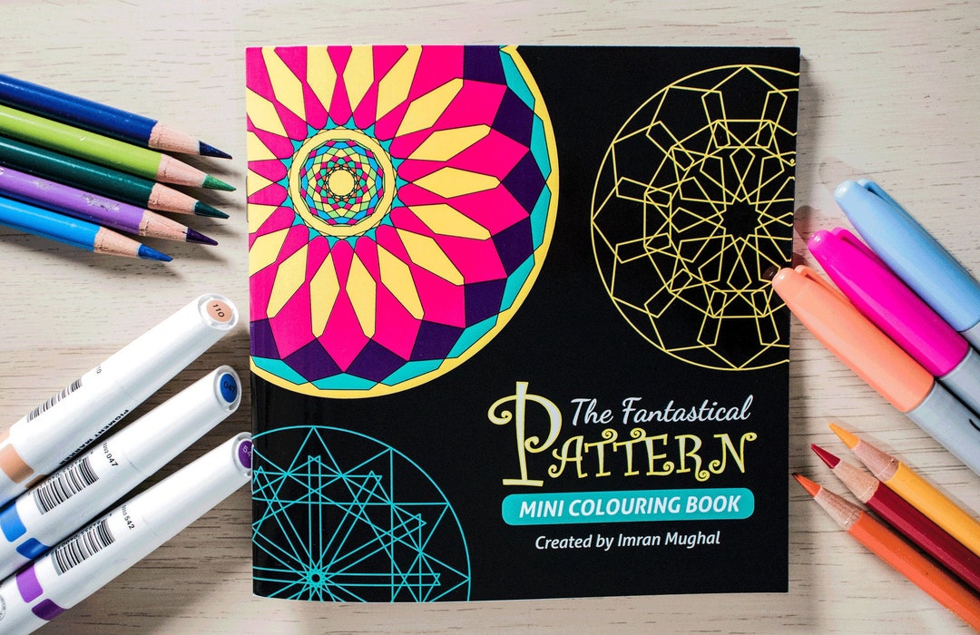 The Fantastical Pattern Mini Colouring Book | Symmetrical Patterns ...