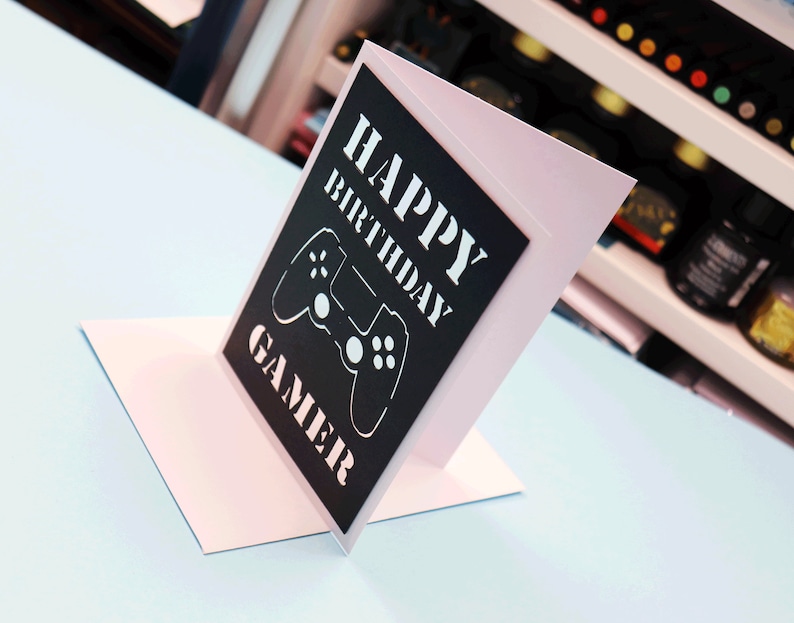 Happy Birthday Greeting Card for Gamers, Birthday for Him, for Her ...