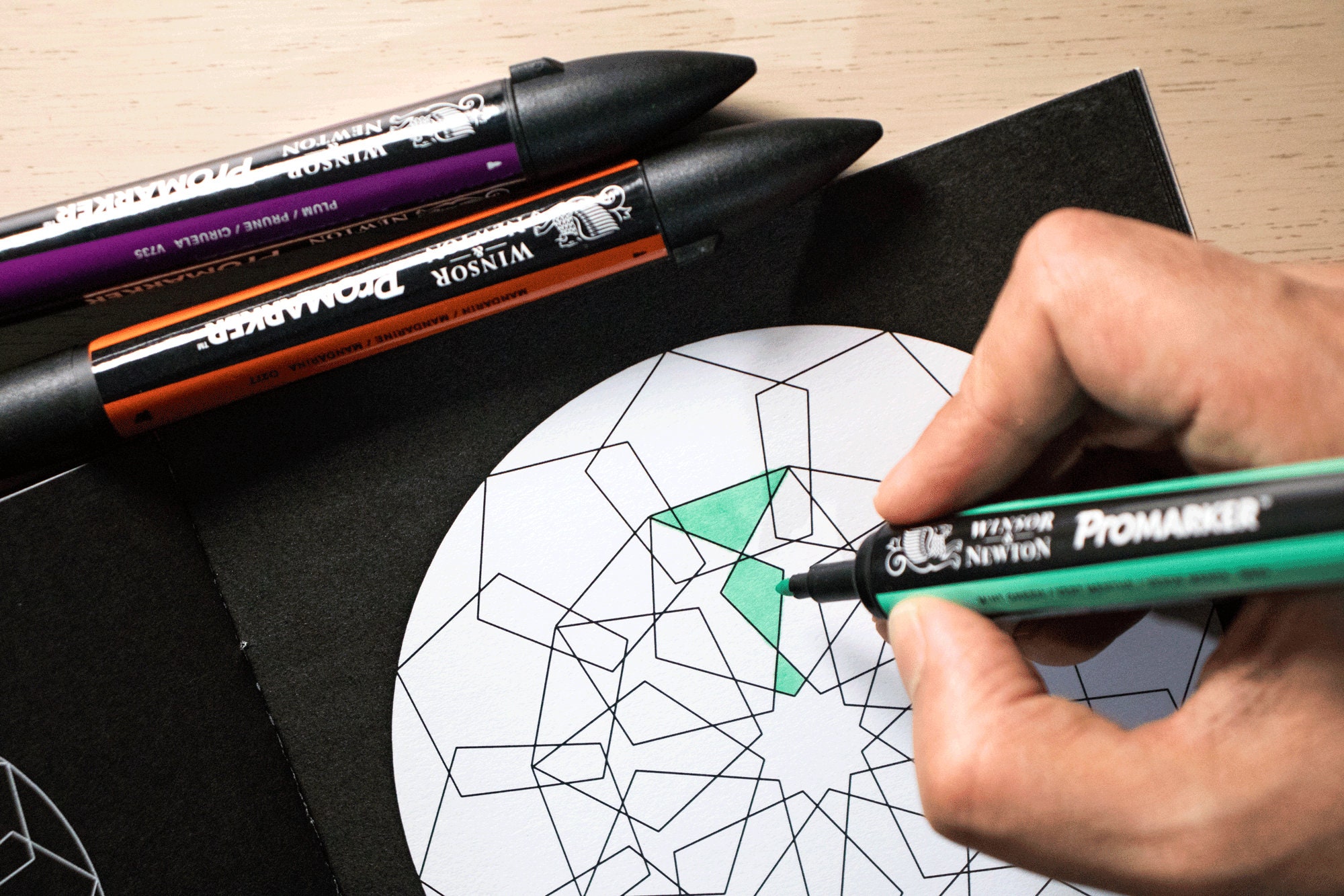 The Fantastical Pattern Mini Colouring Book | Symmetrical Patterns ...