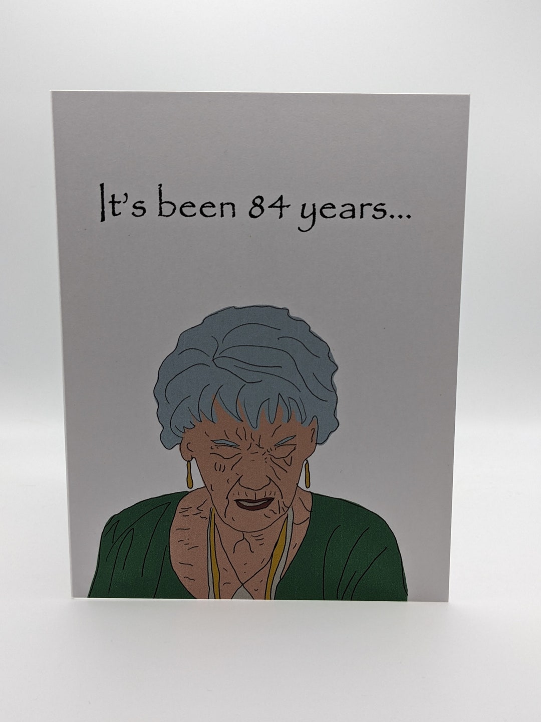 It's Been 84 Years Funny Old Lady Titanic Card for All Occasions - Etsy