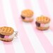 Neapolitan Waffle Ice Cream Sandwich Charm, Handmade, Polymer Clay ...
