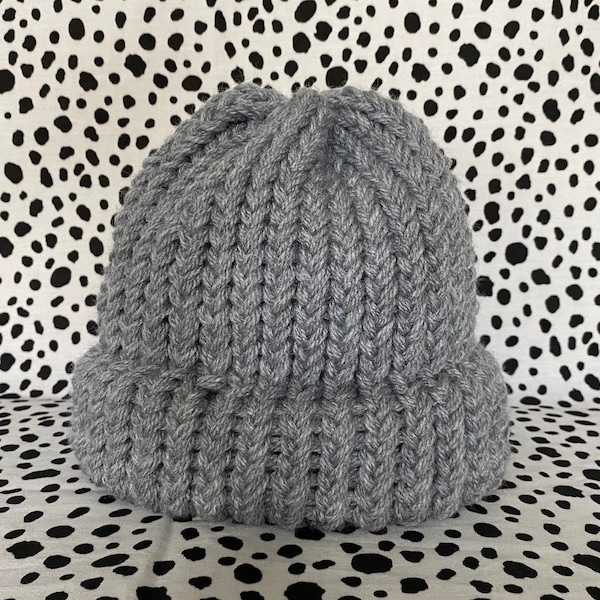 Gray Wool Hat - Etsy