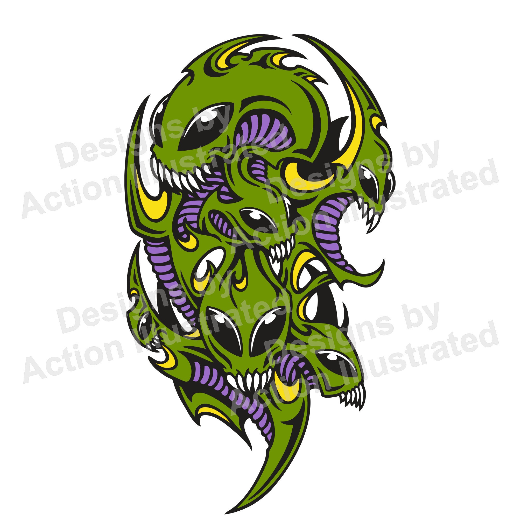 Xenomorph Alien Tribal Tattoo By 12097596 On Deviantart 100's of ...