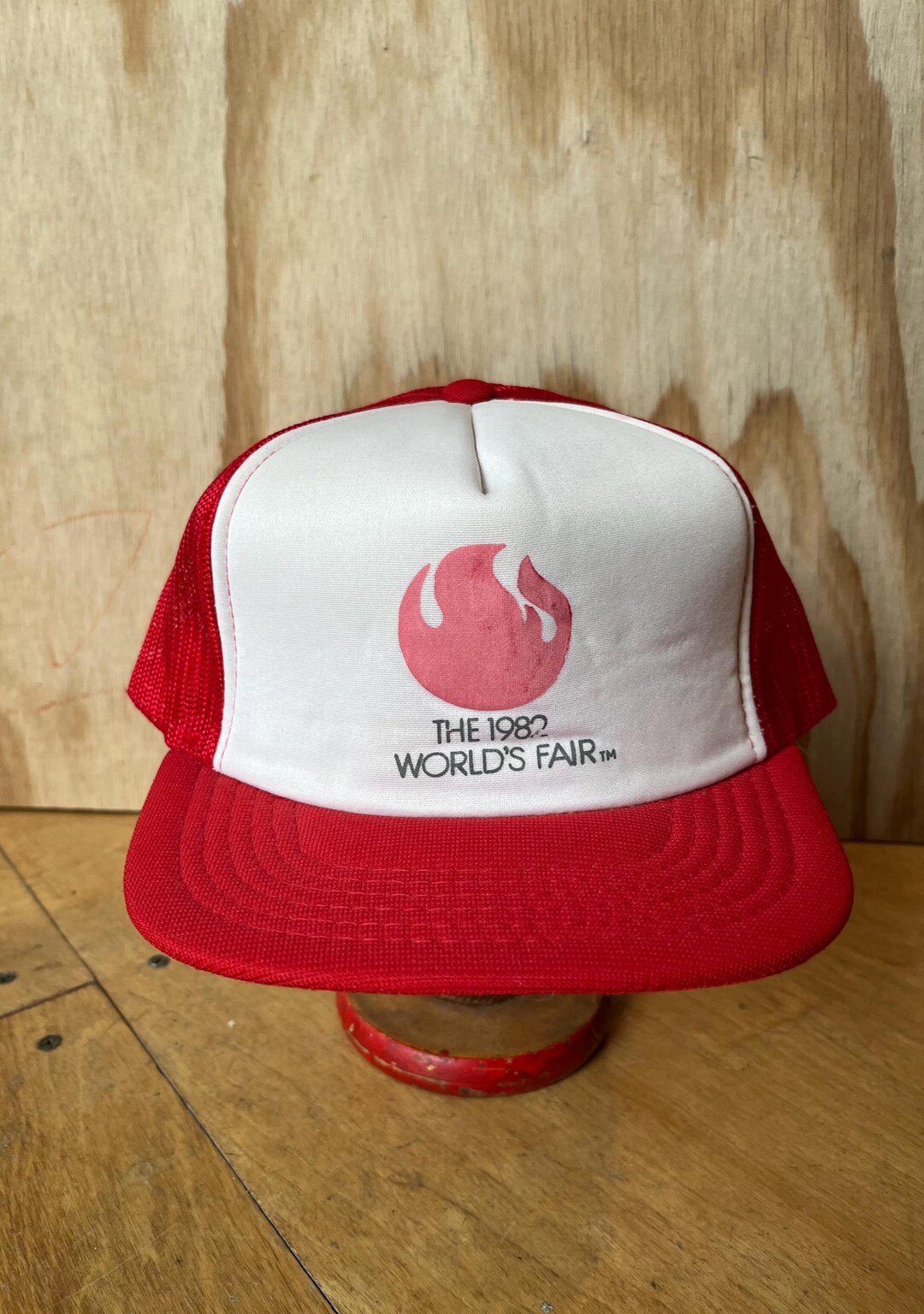 1980s 1982 World’s Fair Trucker Hat Red and White Baseball Cap - Etsy