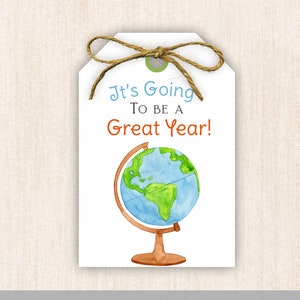 It's Going to Be a Great Year, Back to School Printable Tag, Teacher ...