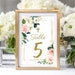 Printable Table Numbers, First Communion, Baptism Numbers, Wedding ...
