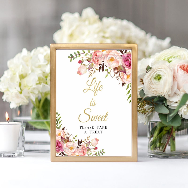 Life is Sweet Sign - Etsy