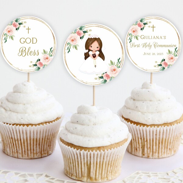 Communion Cupcake - Etsy