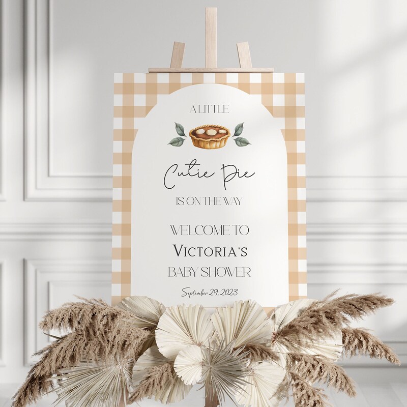 Pie Baby Shower - Etsy