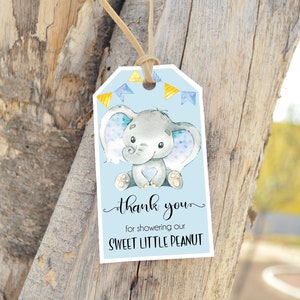 Banner It's a Boy Elephant Baby Shower, Baby Shower Decoration ...