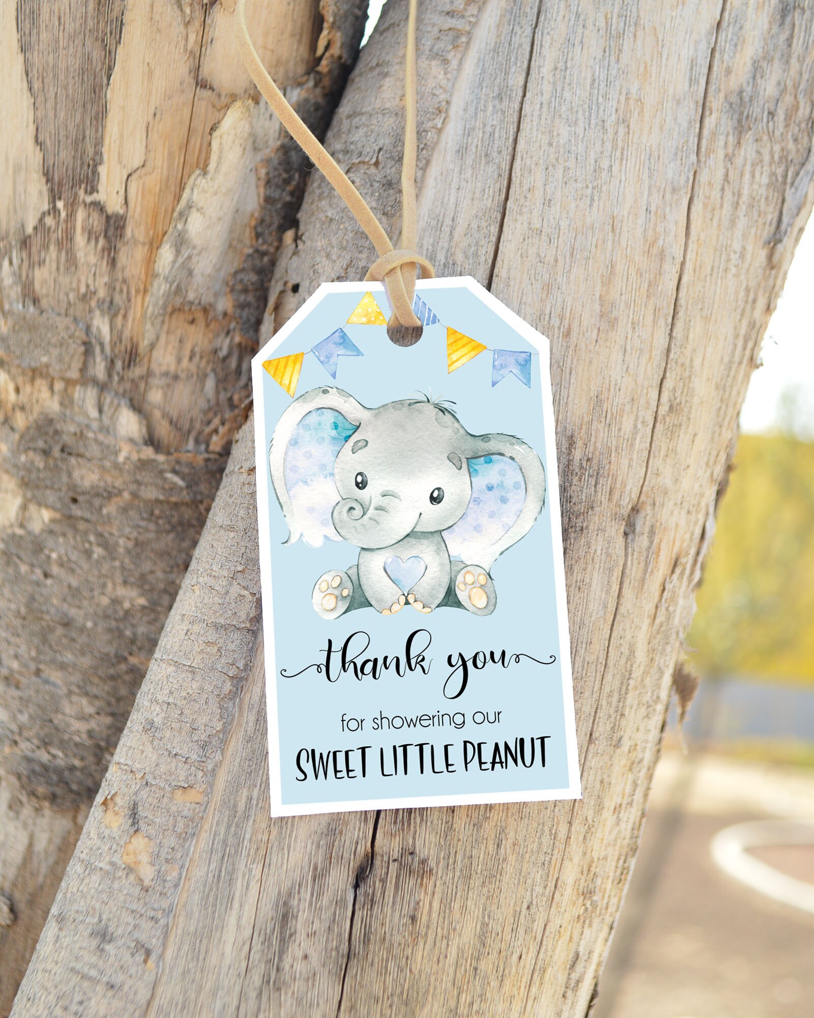 Banner It's a Boy Elephant Baby Shower, Baby Shower Decoration ...