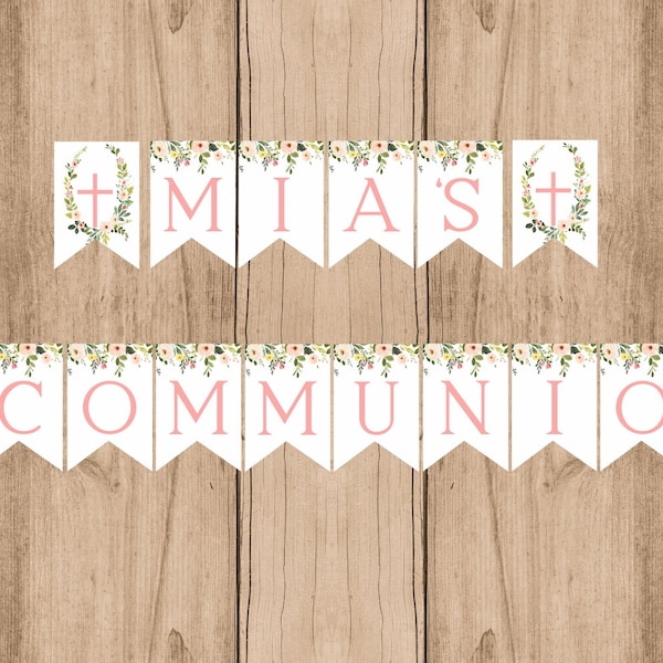 Communion Banner - Etsy