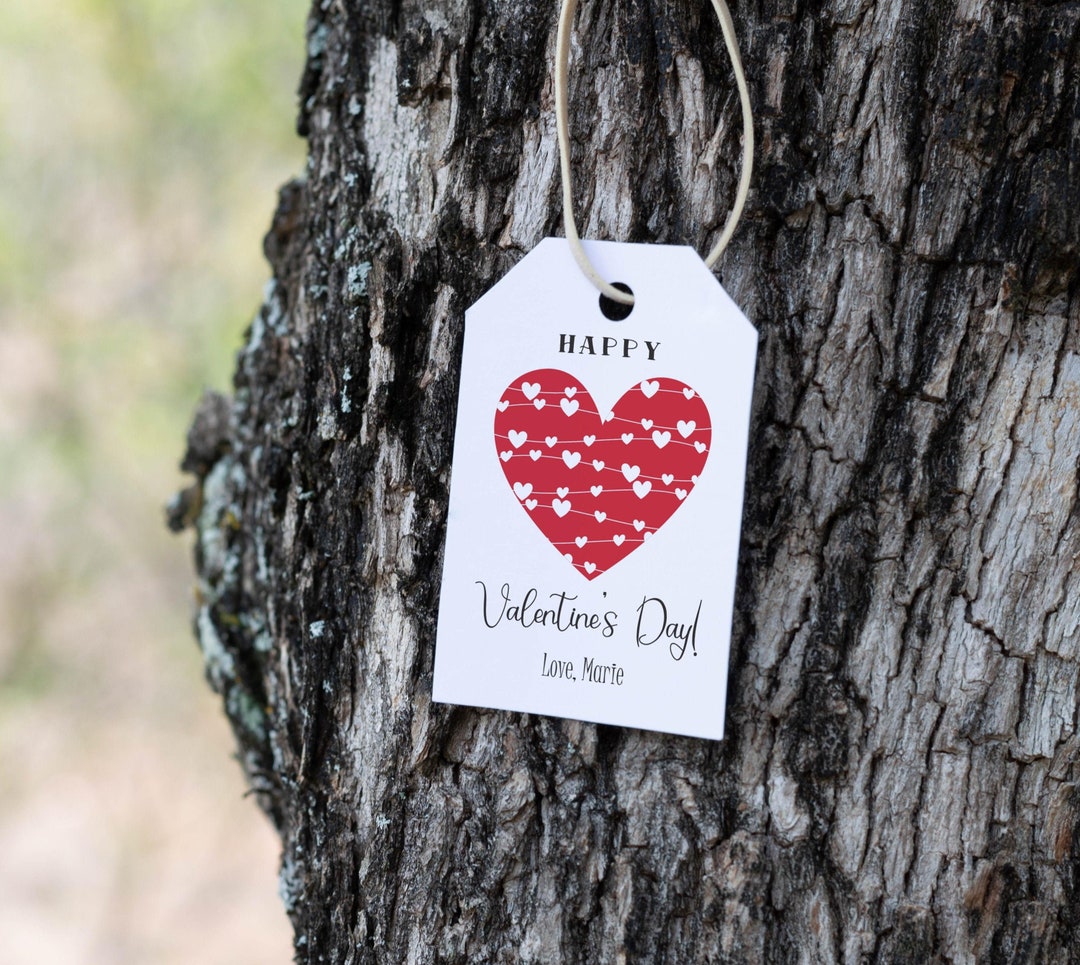 Valentines Day Tag, Printable Valentines Day Gift Tag, Valentines Day ...