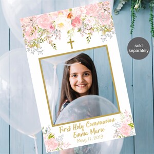 Table Number Template, Printable Table Numbers, First Communion ...
