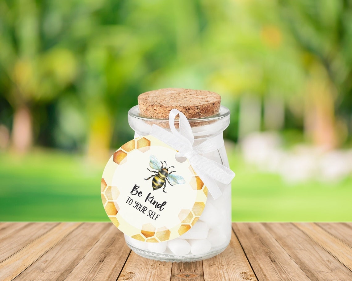 Printable Bee Gift Tags Birthday Bee Day Tags Bee Kind to - Etsy