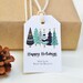 Happy Holidays Labels Printable, Christmas Gift Tags, Holiday Favor ...