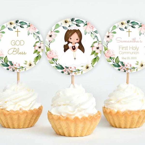 Communion Cupcakes - Etsy
