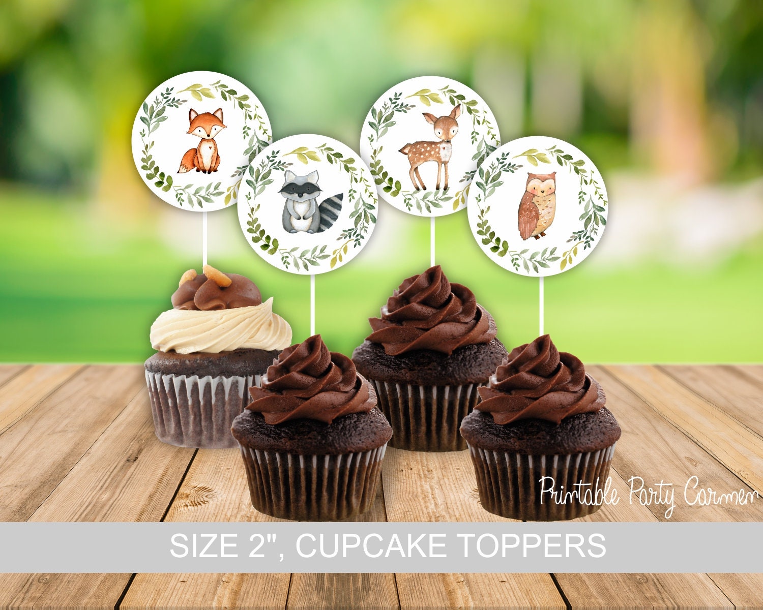 Name the Baby Animal Game Woodland Baby Shower Games - Etsy