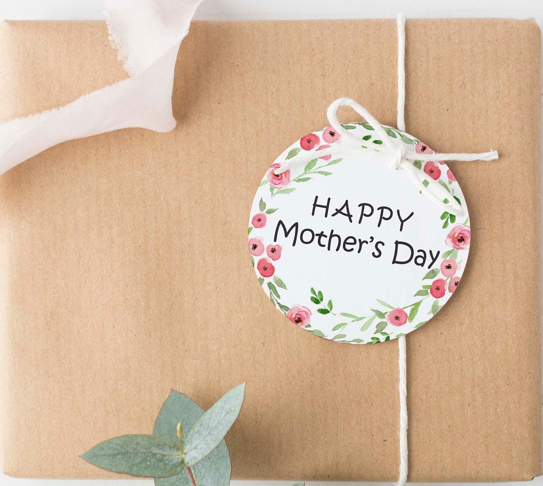 Happy MOTHER'S Day Gift Tag, Printable Mothers Day Favor Tags, Mothers ...
