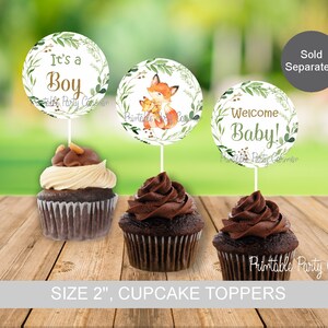 Fox Woodland Baby Shower Centerpieces, Baby Shower Decoration ...