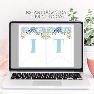 Banner It's a Boy Elephant Baby Shower, Baby Shower Decoration ...