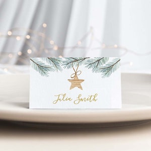 Star Christmas Favor Tag, Holiday Gift Tag, Printable Favor Tags ...