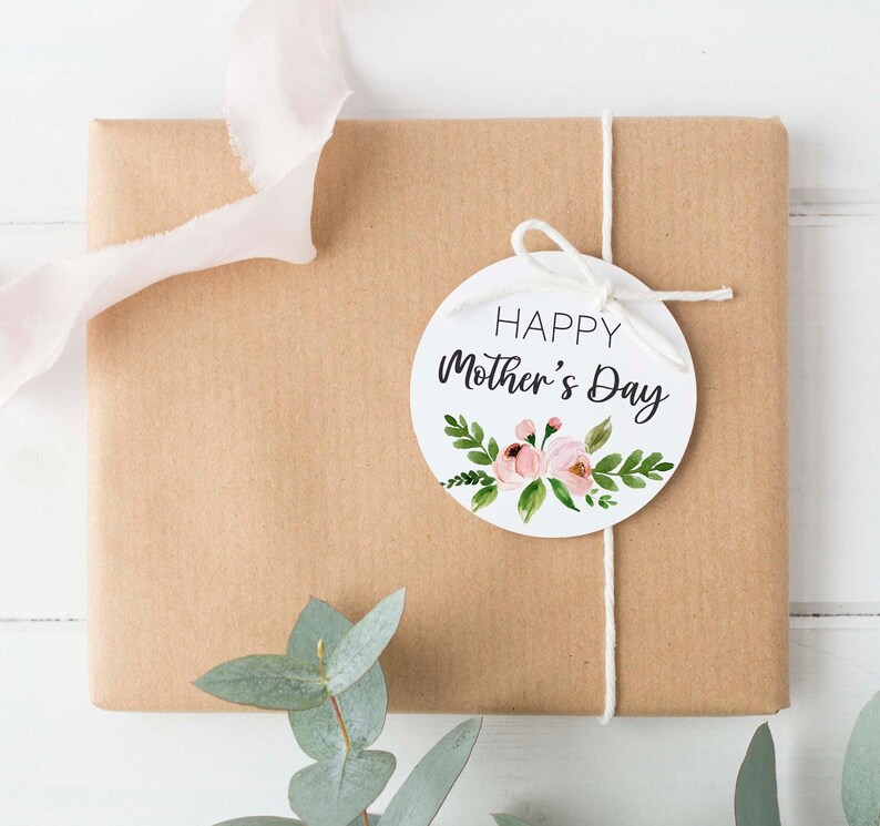 Happy MOTHER'S Day Tag Printable Mothers Day Gift Tags - Etsy
