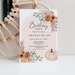 Fall Woman's Birthday Invite, Autumn Floral Birthday Party Invitation ...