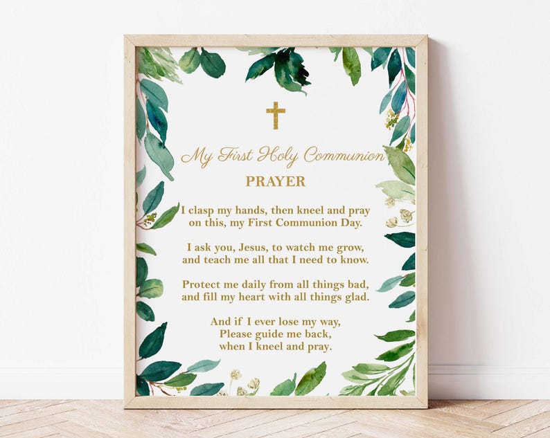 First Holy Communion Welcome Sign, Printable Sign, Siblings Communion ...